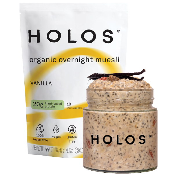 Vanilla | Organic Protein Overnight Oats | HOLOS