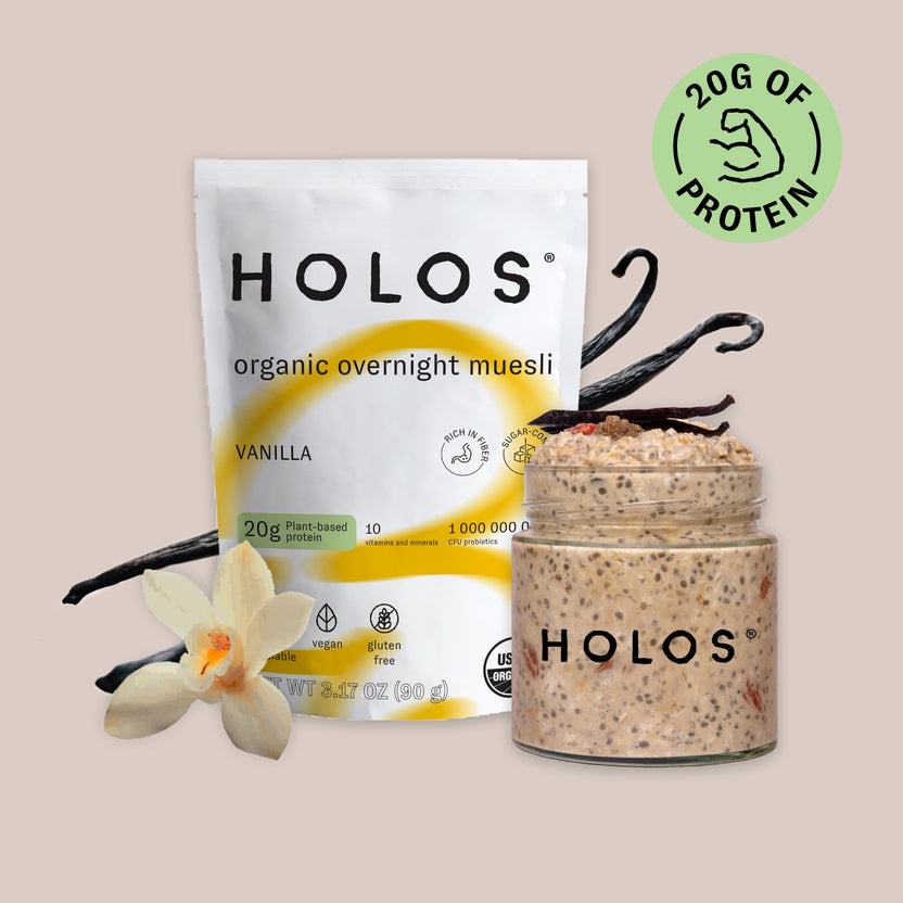 Vanilla | Organic Protein Overnight Oats | HOLOS