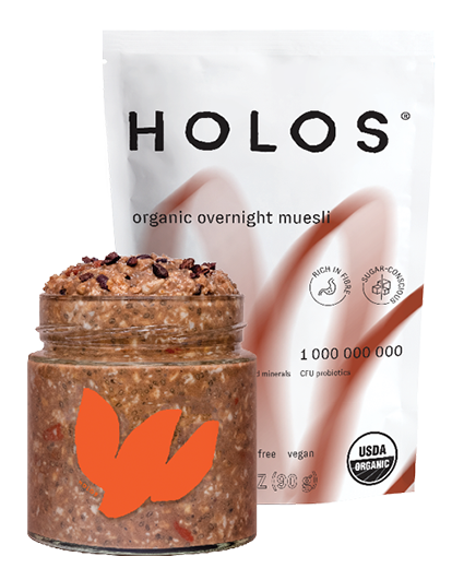 Cocoa | Organic Protein Overnight Oats | HOLOS